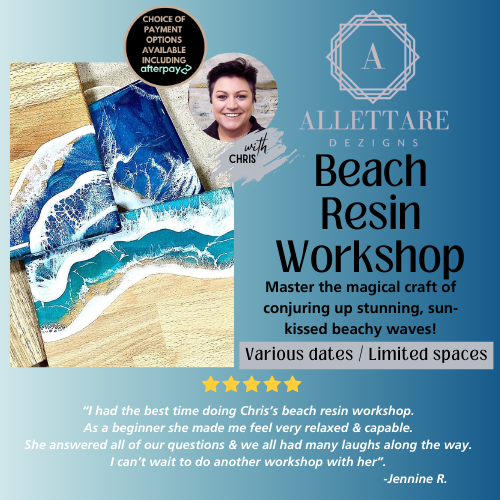 Beach Style Resin Art Workshop & Classes | Make Your Own Beach Style ...